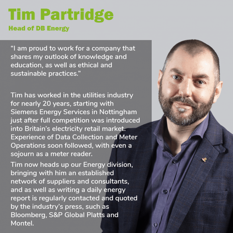 Head of DB Energy - Tim Partridge - DB Comms - Business Comms Simplified